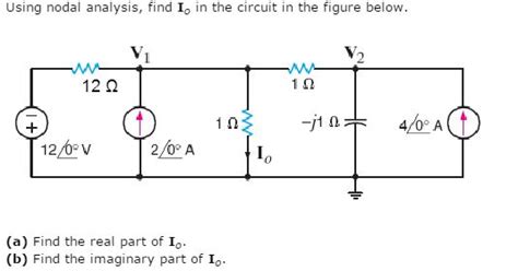 Solved Using Nodal Analysis Find Io In The Circuit In The Chegg