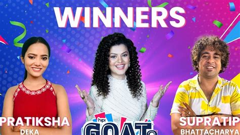 Pratiksha Deka And Supratip Bhattacharya Are Crowned Winners At Hipi G