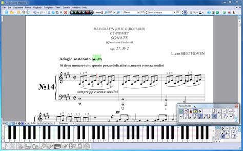Music Notation Recording From Midi Device