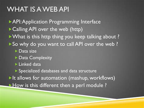 PPT Web API Why THEY Matter PowerPoint Presentation Free Download ID 2877670
