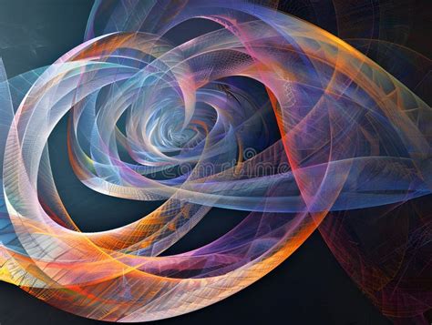 Colorful Abstract Swirl Vibrant And Energetic Digital Art Background With Dynamic Flow And