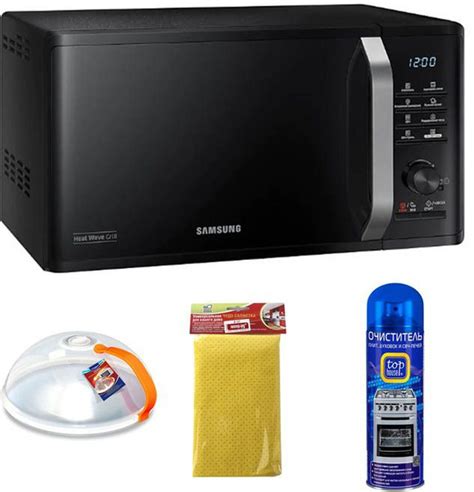 Микроволновая печь Samsung Mg23k3575ak комплект аксессуаров подарочный сертификат купить