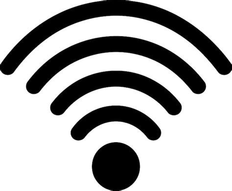 Wifi Icon Symbolic Image Of Wireless Internet Premium Ai Generated Vector