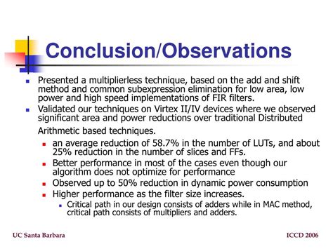 Ppt High Speed Fir Filter Implementation Using Add And Shift Method