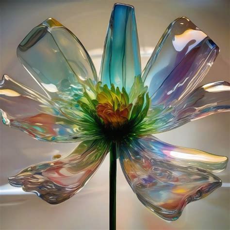 Color Glass Flower 4497 Photography By Botros Saied Saatchi Art In