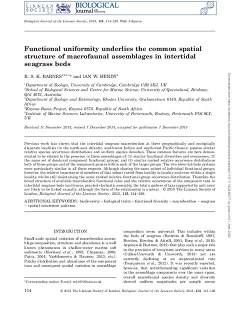 Pdf Functional Uniformity Underlies The Common Spatial Structure Of