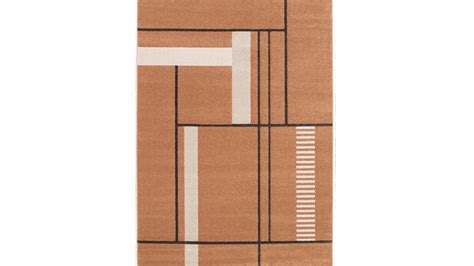 Urban Grid Rust Rug Harvey Norman