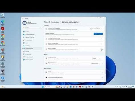 Remove Unwanted Keyboard Or Language From Windows 11 Video Summary