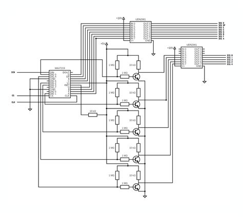 Driving A Vfd With Max7219 And Arduino