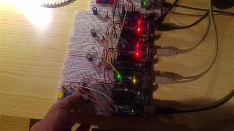 Communication I2c Cartes Arduino 1 Maitre 3 Esclaves V10 Démo1 Youtube