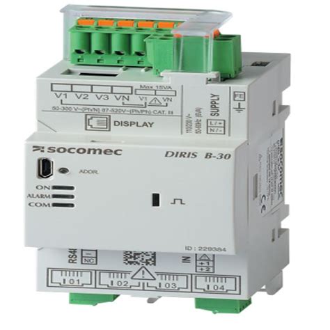 Centrale De Mesure Multifonction Diris B 30 Modbus Rs485 230vac 48290000 Socomec Radper