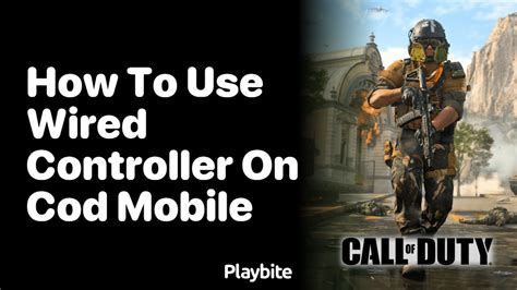 How To Use A Wired Controller On Cod Mobile Playbite