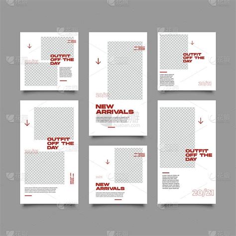 可编辑的横幅社交媒体帖子和故事模板素材 花瓣网