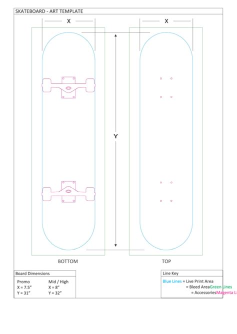 Top Skateboard Templates Free To Download In Pdf Format