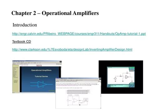 PPT Chapter Operational Amplifiers PowerPoint Presentation Free Download ID