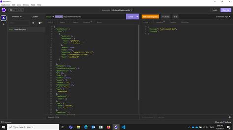 Can Not Send My Dashboard To Grafana Via Api Developers And Api