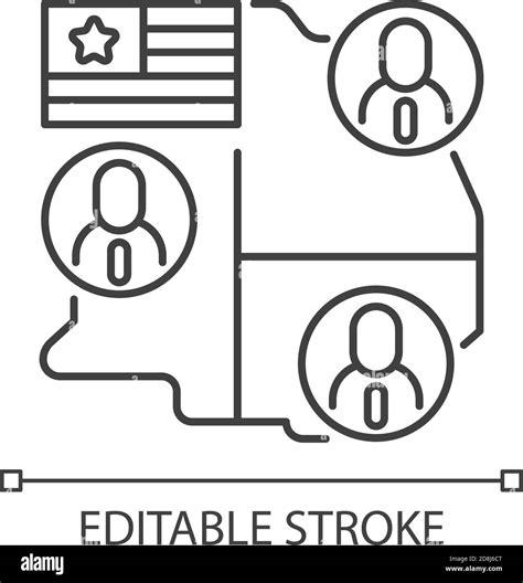 Electoral College Linear Icon Stock Vector Image And Art Alamy