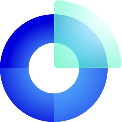 Statistics Glassmorphism Gradient Icon