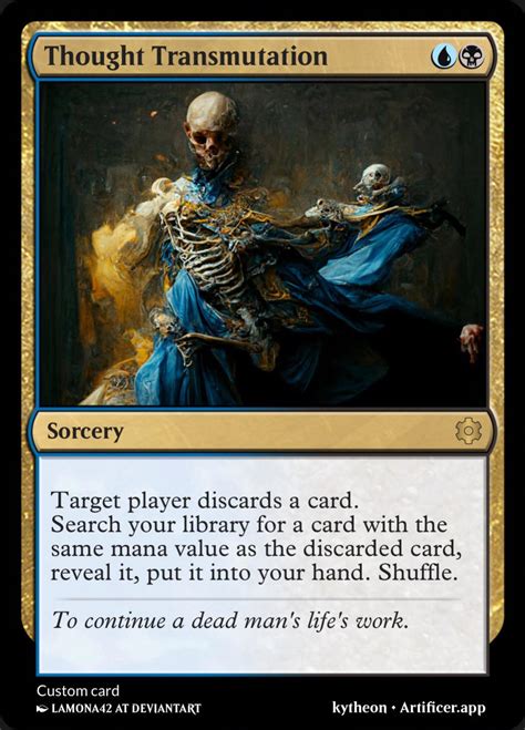 Thought Transmutation : r/custommagic