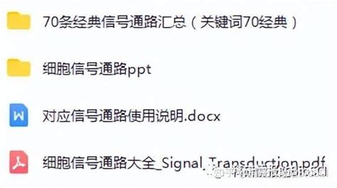 细胞信号通路ppt 细胞信号通路大全pdf，内卷达人快收藏起来！ 知乎