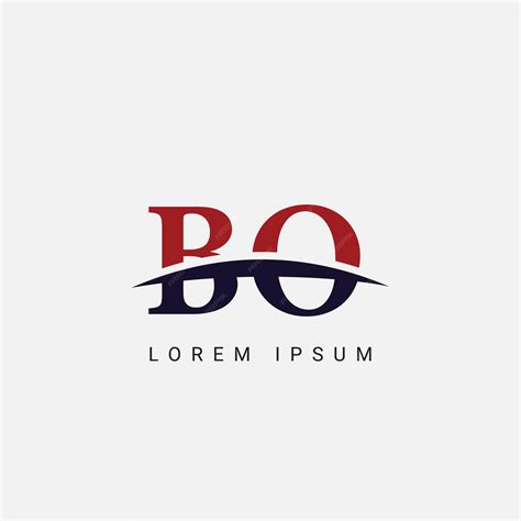Premium Vector Initial B O Bo Letter Logo Design Vector Template
