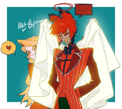 Charlie Morningstar And Alastor Hazbin Hotel Drawn By Zoroonicut