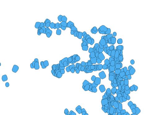 Sql Postgis Merge Buffers Geometry In Different Groups When