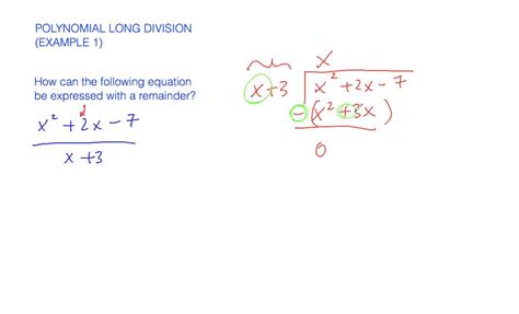 polynomial long division overview numerade