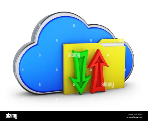 Folder And Arrows Stock Photo Alamy