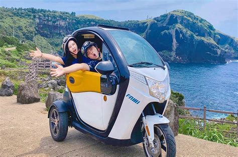 제주 우도 전기차 스쿠터 대여 하우목동항