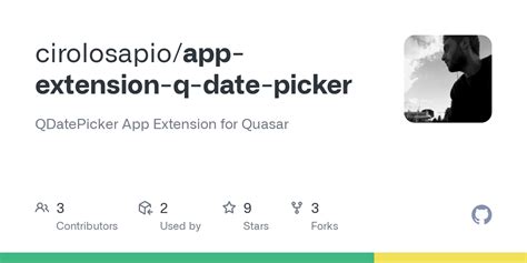 Github Cirolosapioapp Extension Q Date Picker Qdatepicker App