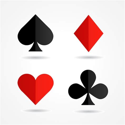 Premium Vector Playing Card Suits Design