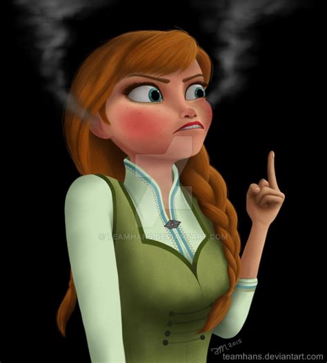 Anna Sees Red By Teamhans On Deviantart