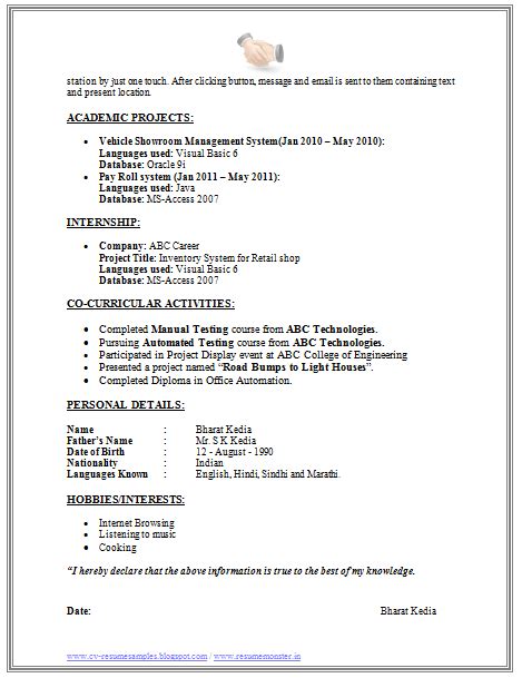 Cv Tips Hobbies And Interests Liffe Curriculum Vitae