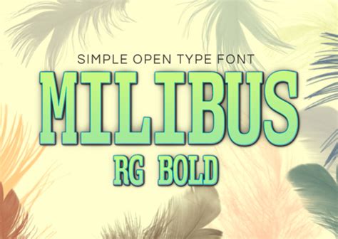 Mitigate Font English Fonts Pngtree
