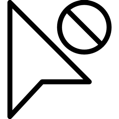 Cursor Pixel Perfect Lineal Icon
