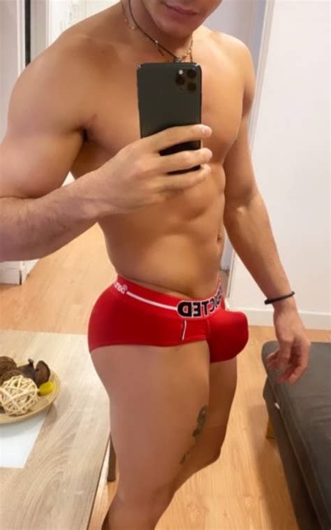 Bulging Red Undies Pic