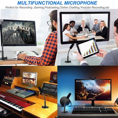 ZINGYOU USB Microphone For Computer Mini Recording Vocals Mic Podcast