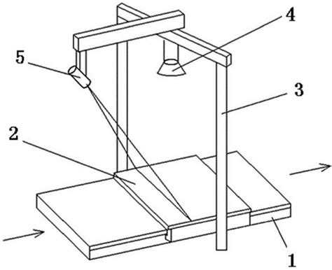 component quality checking device based on line laser three dimensional