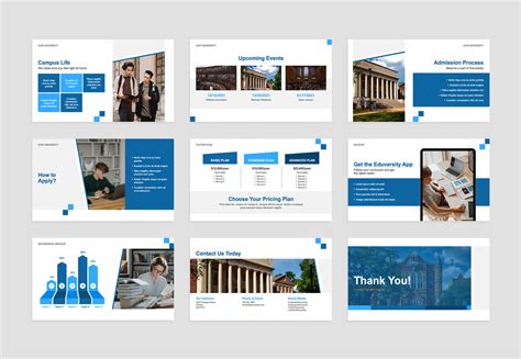 University PowerPoint Presentation Template - Graphue