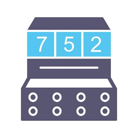 Slot Machine Vector Icon 18801468 Vector Art At Vecteezy