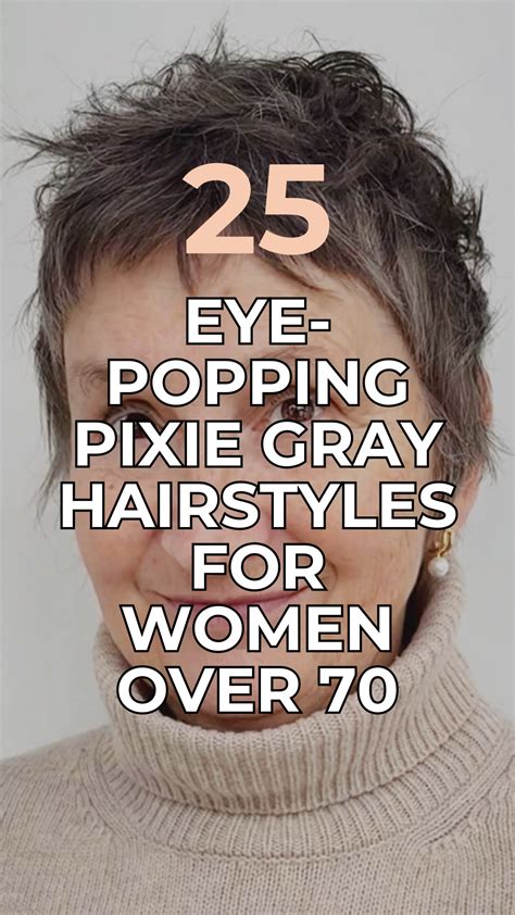 25 Eye Popping Pixie Gray Hairstyles For Women Over 70 In 2025 Grey
