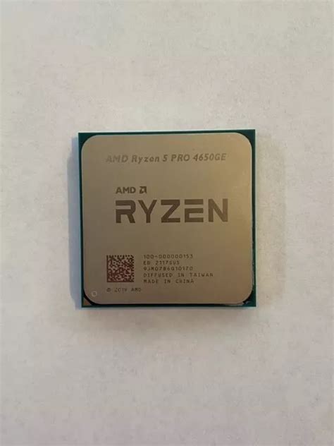 Advanced Micro Devices Ryzen 5 Pro 4650ge Processore Desktop 33 Ghz
