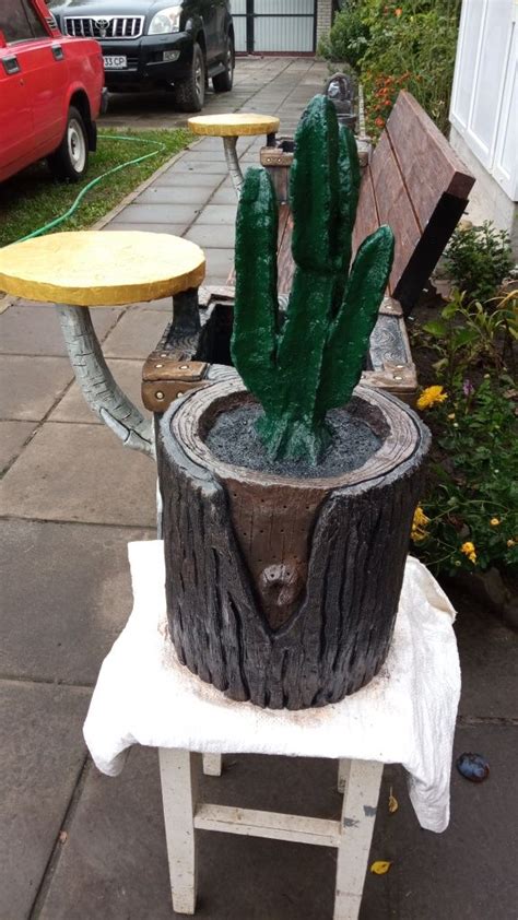 Вазони кашпо з Арт бетону на замовлення 500 грн Сад город Погреби на Olx