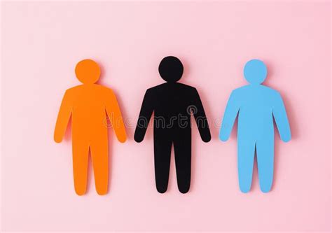 Diversity Inclusion Concept Paper Cutout Figures High Quality Image Stock Illustration