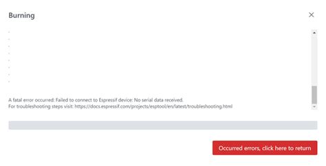 Failed To Connect Cant Burn Firmware Rcardputer