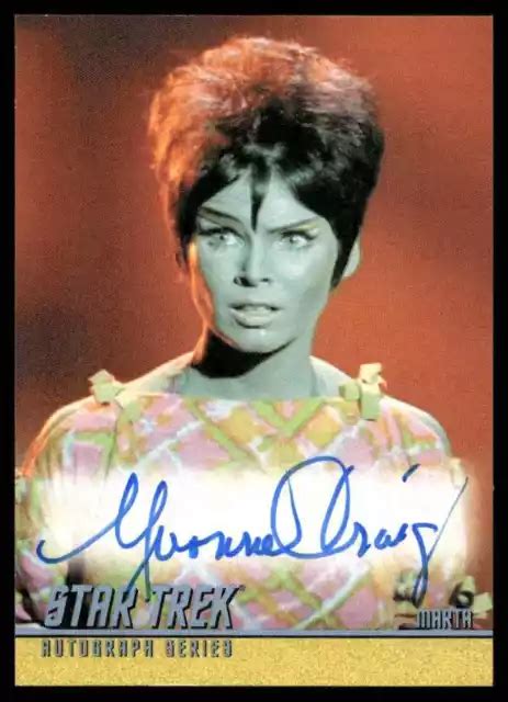 2007 Rittenhouse Star Trek Yvonne Craig Dans Le Rôle De Marta Voiture