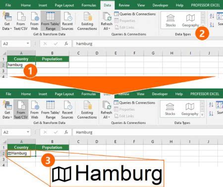 FIELDVALUE Formula In Excel Insert Data Of Companies And Countries