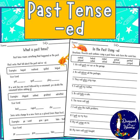 Regular Past Tense Ed Interactive Worksheet