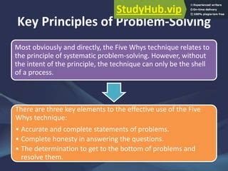 A Guide To The Five Whys Technique PDF